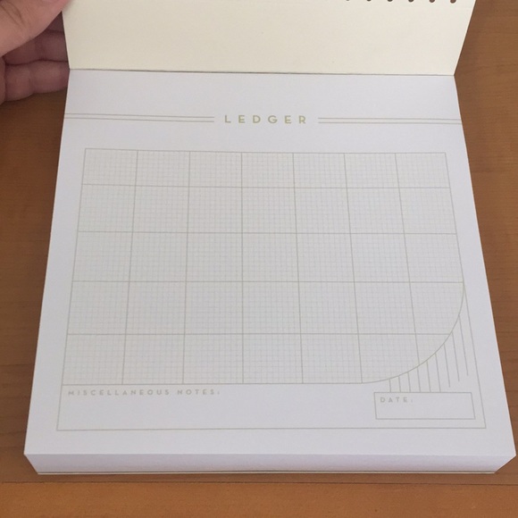 Paper Destiny | Office | Nwt Paper Destiny Ledgerstyle Notepad | Poshmark